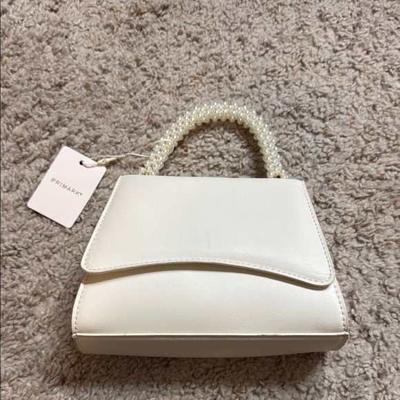 Primark | Bags | Primark White Mini Bag With Braided Handle | Poshmark